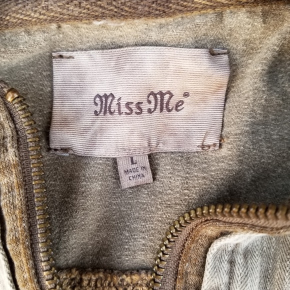 Miss Me | Jackets & Coats | Miss Me Denim Crocheted Jacket | Poshmark